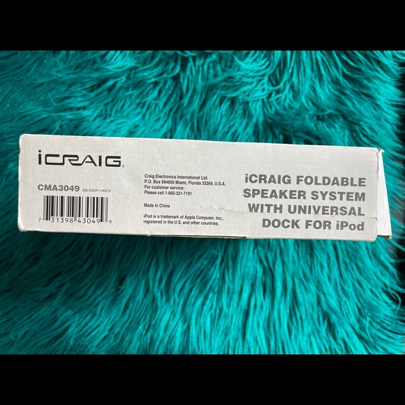 iCraig | Other | Vintage Icraig Foldable Speaker System With Universal ...